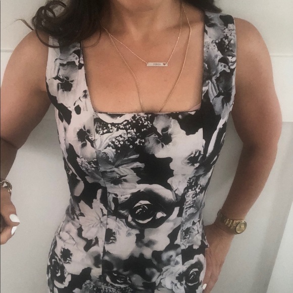 Sandro Ferrone | Dresses | Sandro Ferrone Roma Rose Print Dress | Poshmark